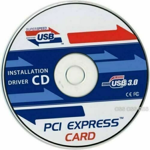 NEC PCI Express 2-Port USB 3.0 Superspeed / Super Speed Card Drivers CD ...