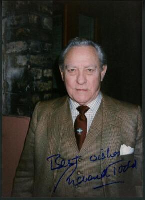 RICHARD TODD signed 5x7 photo | "Hasty Heart" & "Longest Day ...