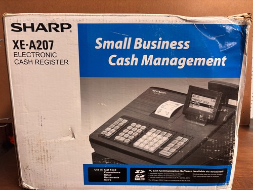 Sharp XE-A207 Electronic Cash Register with Keys NEW | eBay