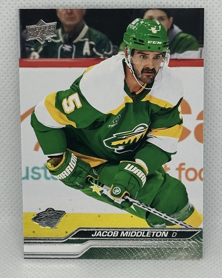 Jacob Middleton 2023-24 Upper Deck Series 1 #90 Minnesota Wild | eBay