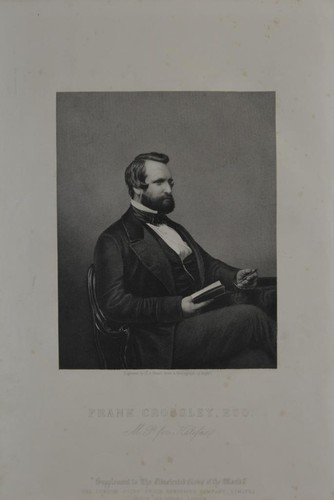 Antique Art History Portrait Frank Crossley MP for Halifax England 1850 ...