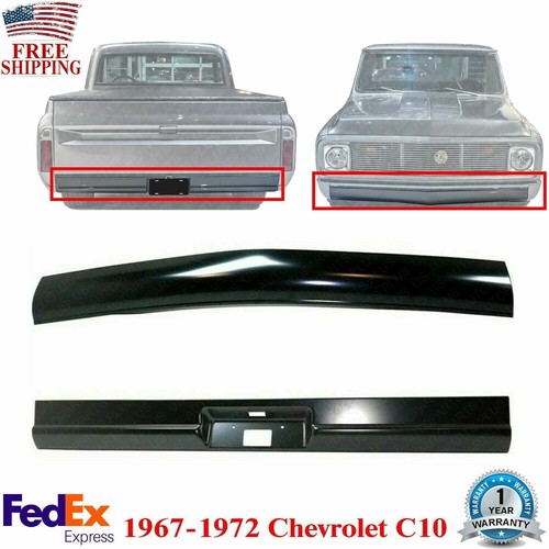 Front and Rear Roll Pan Primed Steel For 1967-72 Chevrolet C10 Pickup ...