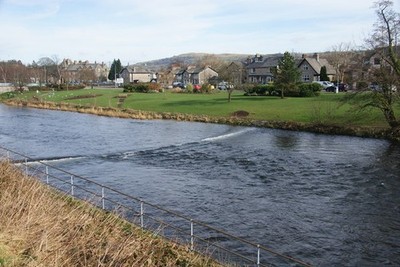 Photo A2 Weir on the River Kent Kendal The river has a series of weirs ...