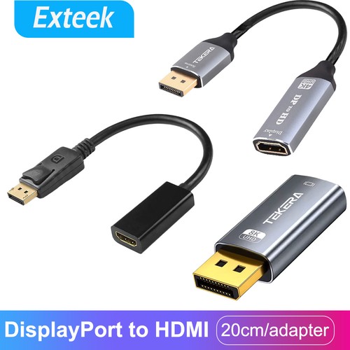 8K 4K 1080P DP DisplayPort Male to HDMI Female Adapter Converter For PC ...