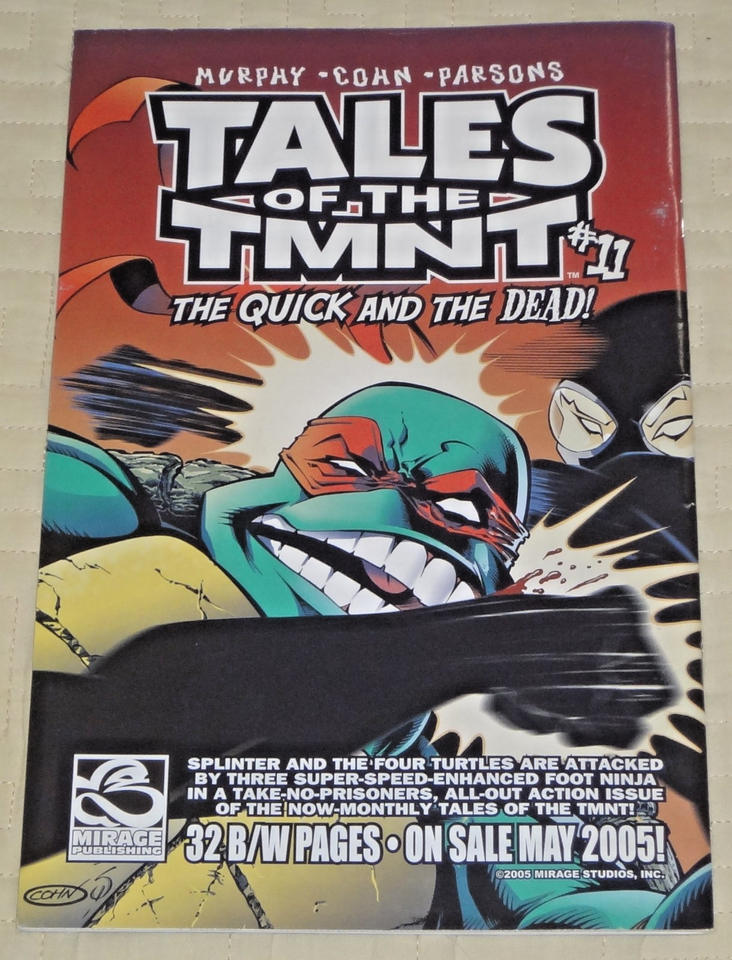 TMNT #21 FN/VF 2005 MIRAGE STUDIOS VOL 4 COMIC BOOK TEENAGE MUTANT ...