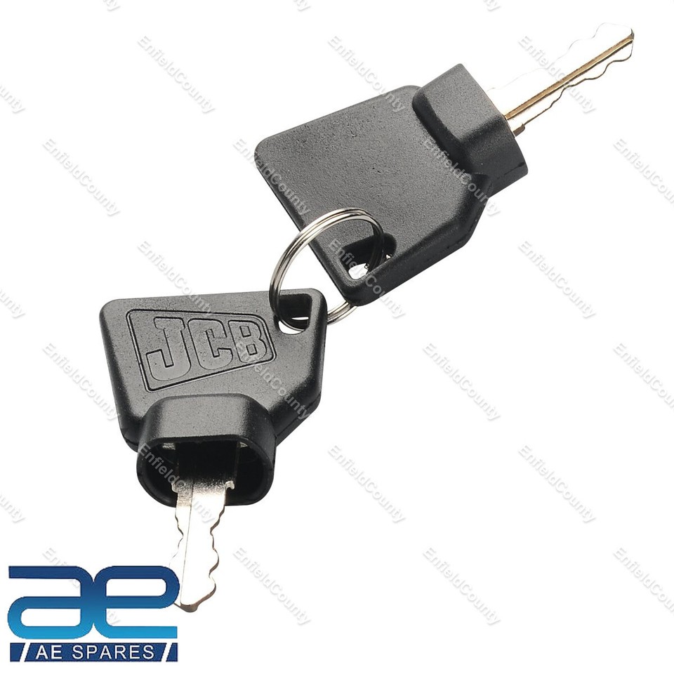 2 pcs JCB 3CX Ignition Key for Switch Starter jcb Parts Digger Plant Keys | eBay