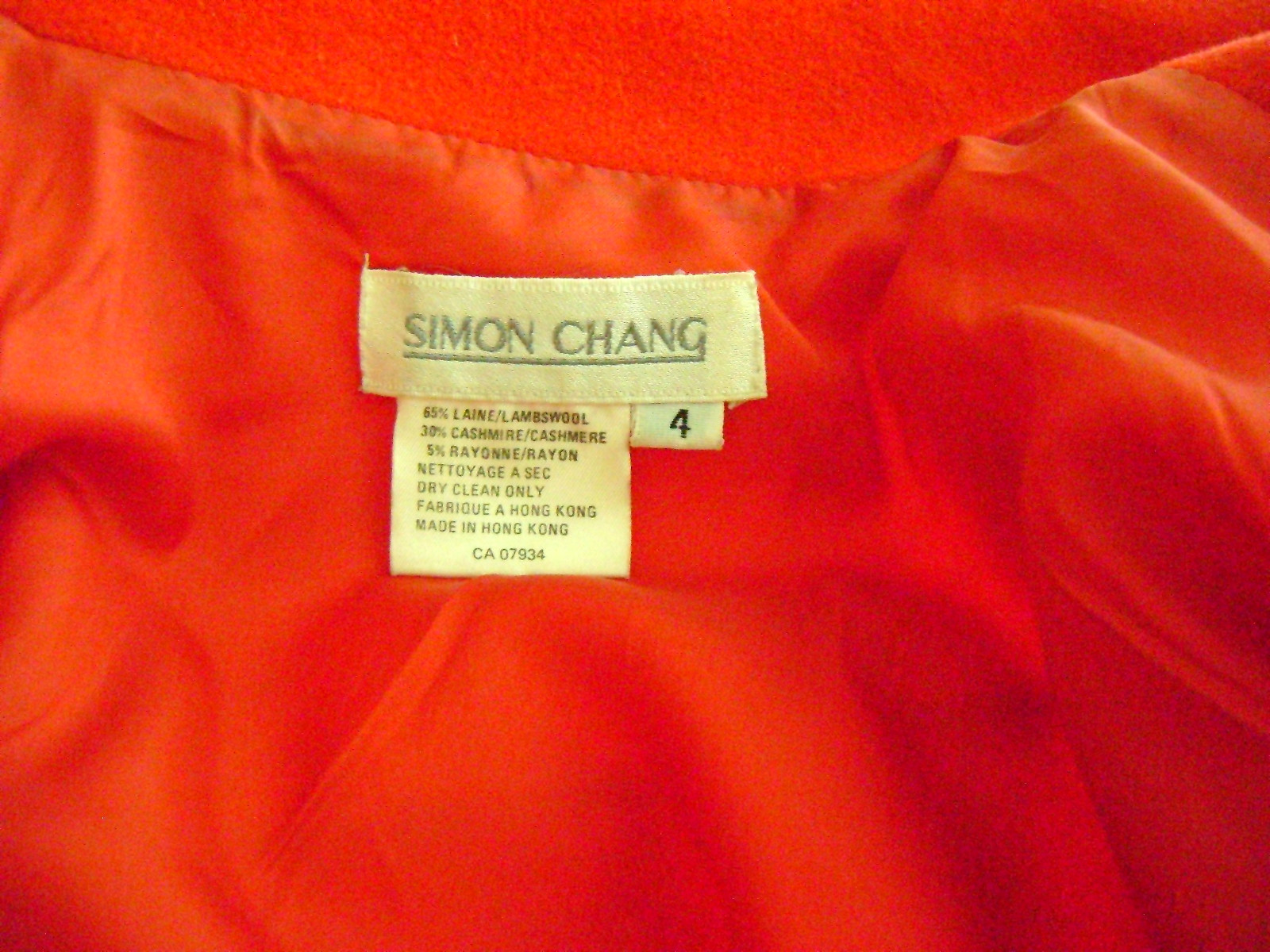 Vintage Simon Chang / Alfred Sung Red-Black Blazer-Ja… - Gem