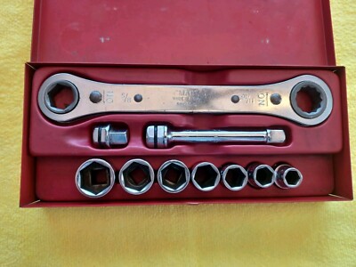 Mac Tools 10 Piece 3/8" Drive Low Clearance 6 Point SAE Ratcheting ...