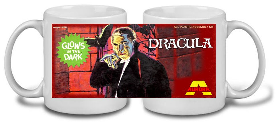 AURORA MODEL KITS UNIVERSAL MONSTERS mug 25 designs Custom made brand ...