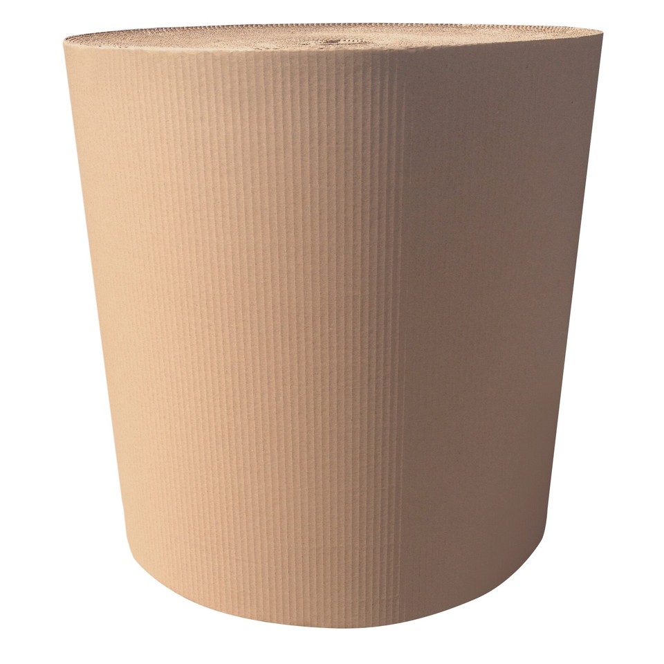 600mm (60cm) Wide Recycled CARDBOARD ROLLS Corrugated Wrap Packing ...