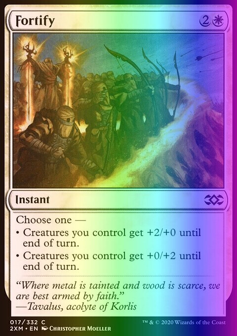 MTG Magic the Gathering Fortify (17/415) Double Masters NM FOIL | eBay