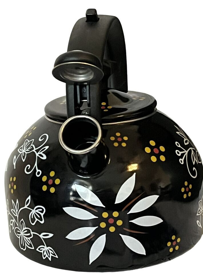 Temp-tations By Tara 2.3 Qt Old World Tea Kettle Teapot Stovetop Safe ...