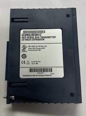GE FANUC,IC695LRE001C RX3I,SERIAL BUS TRANSMITTER I/0 RACK EXPANSION ...