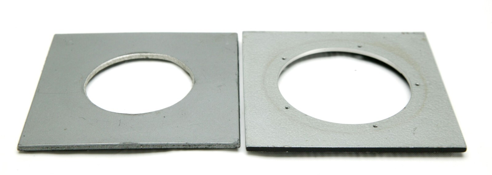 2 Calumet Lens Boards 4x4" For Deardorff Copal #3/66mm & Shutter #2 W ...