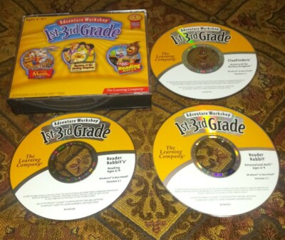 Adventure Workshop 1st-3rd Grade (CD-ROM, 2002, Learning Company) 3 ...