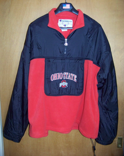 Ohio State Buckeyes Pullover Lined Jacket Men's Size XL / Champion ...