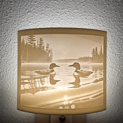 Outdoors Collection Night Light - Loons (White) | eBay