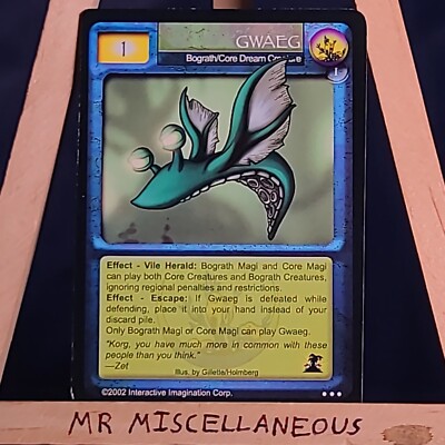 Magi Nation Duel - GWAEG - Bograth Creature - Nightmare's Dawn | eBay