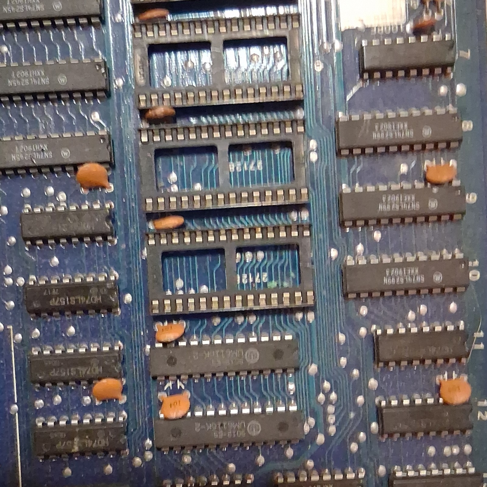 Vintage Arcade Game PCB Board Replacement Part with DIP Switches IC ...