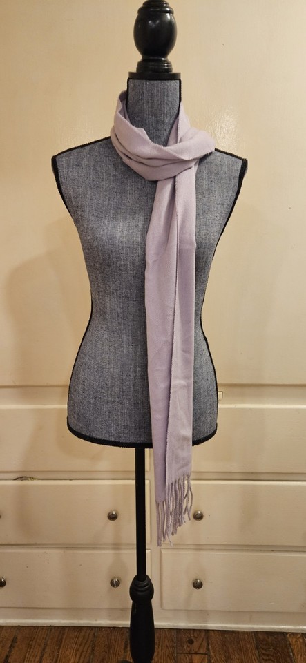 Cejon Made in Italy Lavender Fringe Scarf – Soft Acrylic Wrap Shawl | eBay