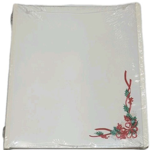 Creative Memories 8x10 Holiday Border Blank Scrapbook Refill 5 Sheets ...