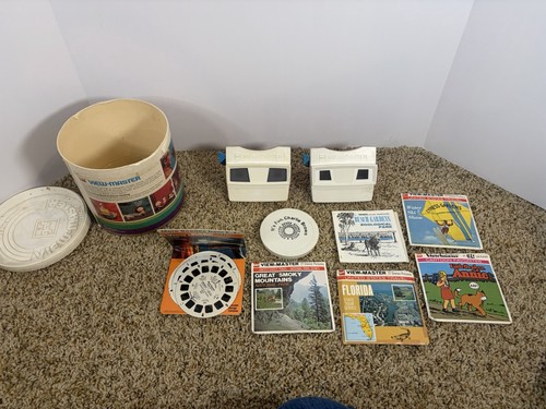 Vintage Charlie Brown View-Master Gift Pak W/ 25 Reels 2 Viewers ...