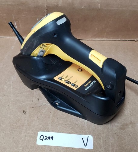 DATALOGIC POWERSCAN PM9500 INDUSTRIALBARCODE SCANNER W/ BASE STATION ...