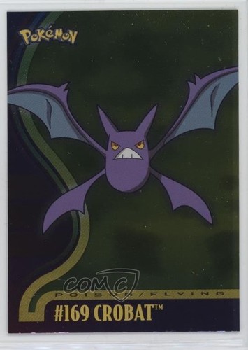 Crobat Foil Topps Pokemon TV Animation Edition Johto Series 1 #169 2001 ...