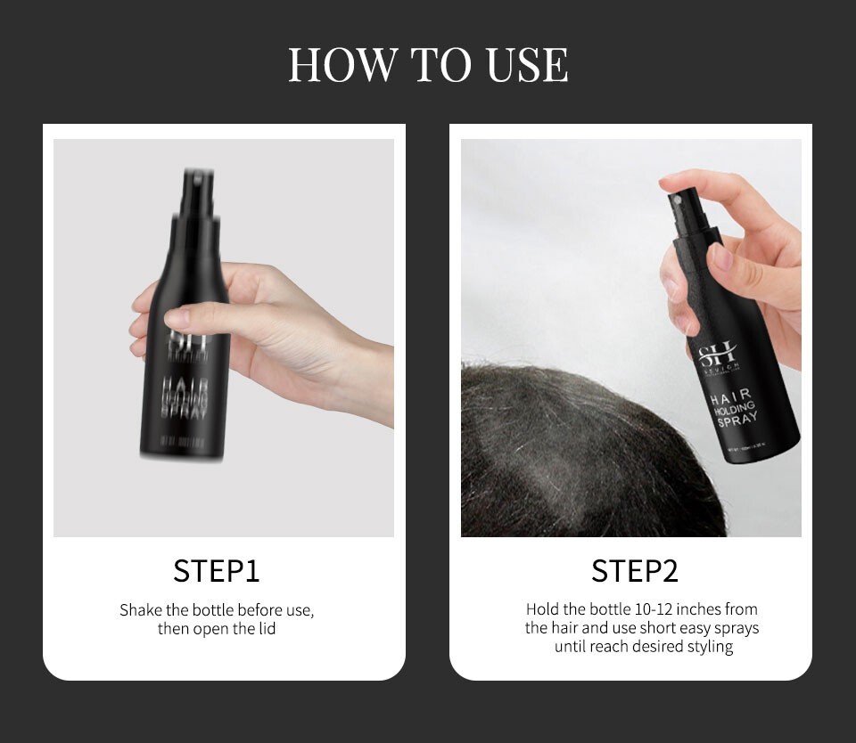 Sevich Hair Hold Spray For Men Hair Building Fiber Applicator Hair ...