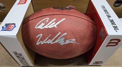 Bears CALEB WILLIAMS Autograph Signed Authentic NFL DUKE Wilson ...