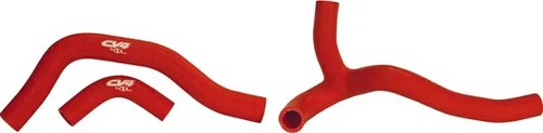 CV4 Performance Silicone Radiator Hose Kit Red 5pc Honda CRF450R 06-08 ...