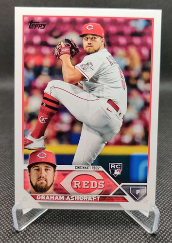 2023 Topps Series 1 #214 GRAHAM ASHCRAFT Rookie RC Cincinnati Reds ...