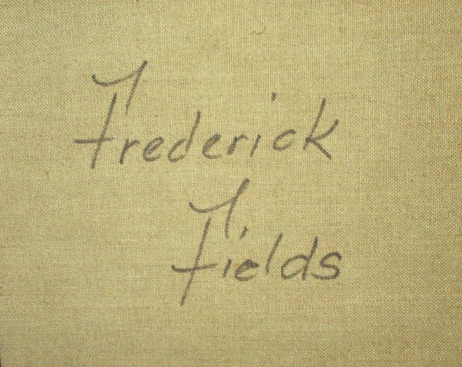 FREDERICK FIELDS CLIPPER SHIP IN THE FOG ORIGINAL OIL CANVAS SEASCAPE ...