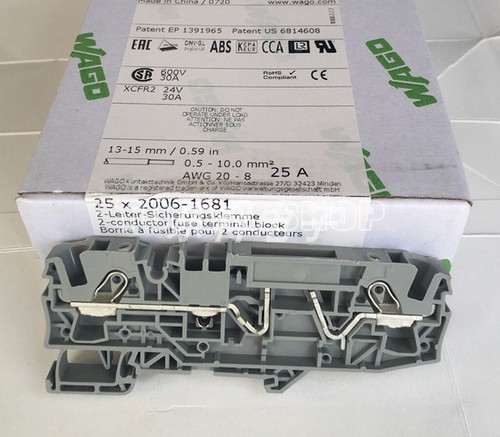 100pc 2006-1681 Spring self-locking 2-wire fuse blade terminal block ...