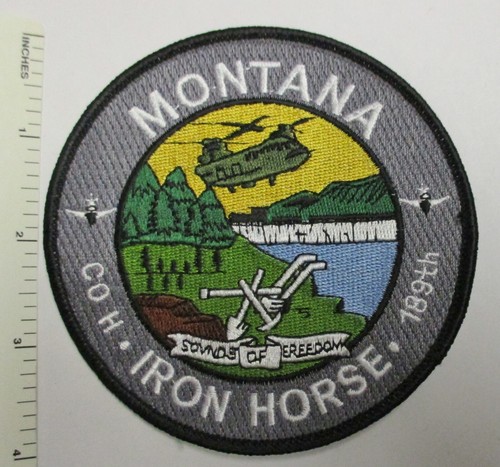 US ARMY Co.H 189th AVIATION IRON HORSE MONTANA PATCH Original | eBay