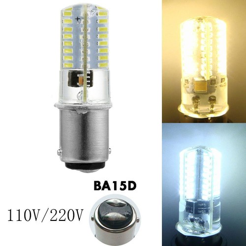 White/Warm White 2.6W 3014 110/120V BA15D LED Corn Bulbs Crystal Lamp ...