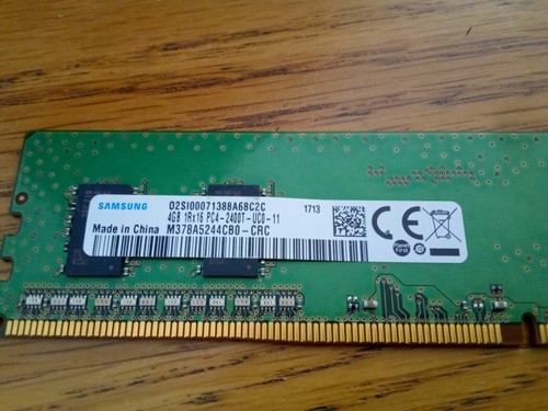 4gb Samsung Ddr4 2400mhz Pc4-2400t-uco-11 DIMM Desktop Memory ...