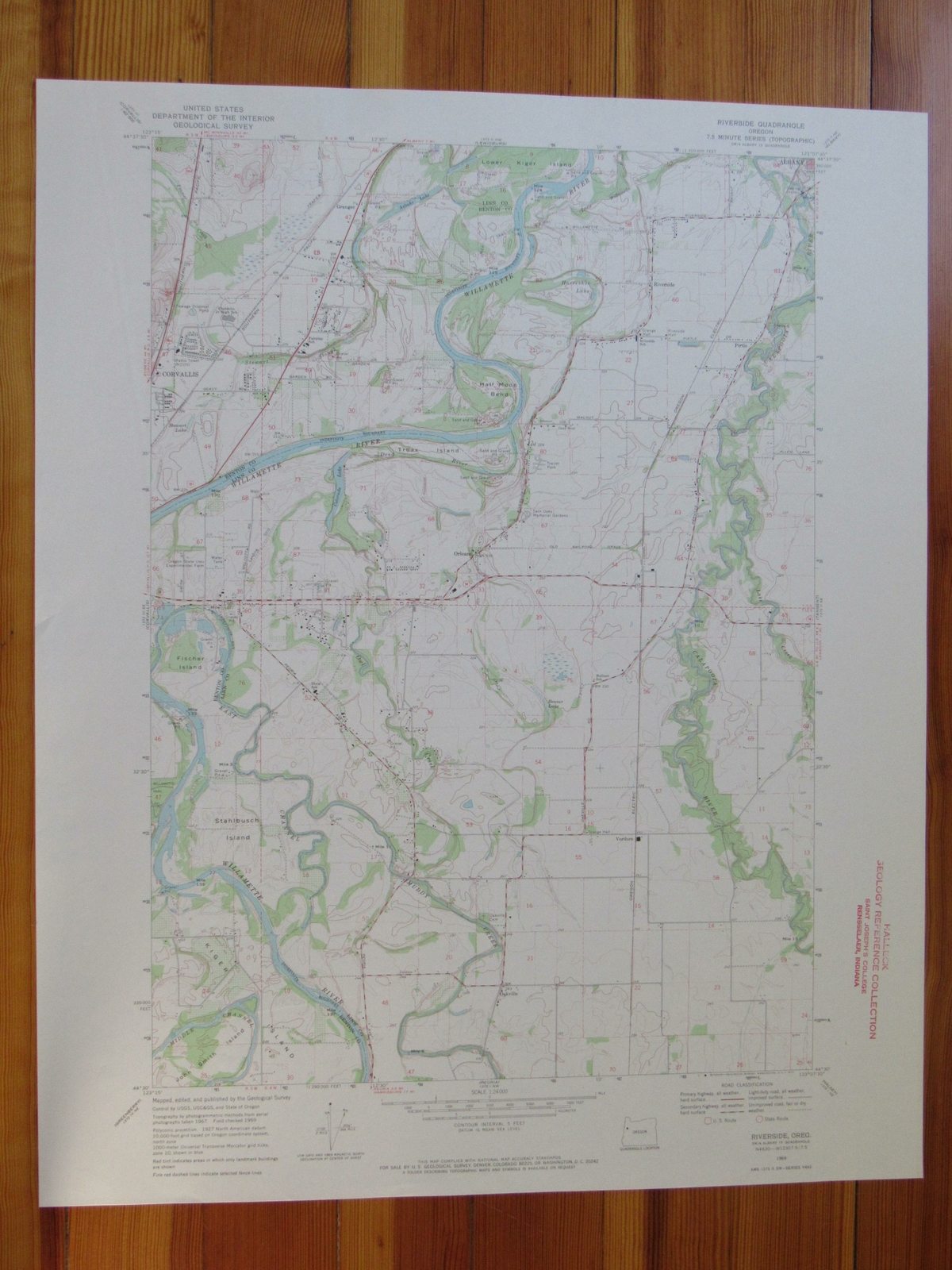 Riverside Oregon 1971 Original Vintage USGS Topo Map | eBay