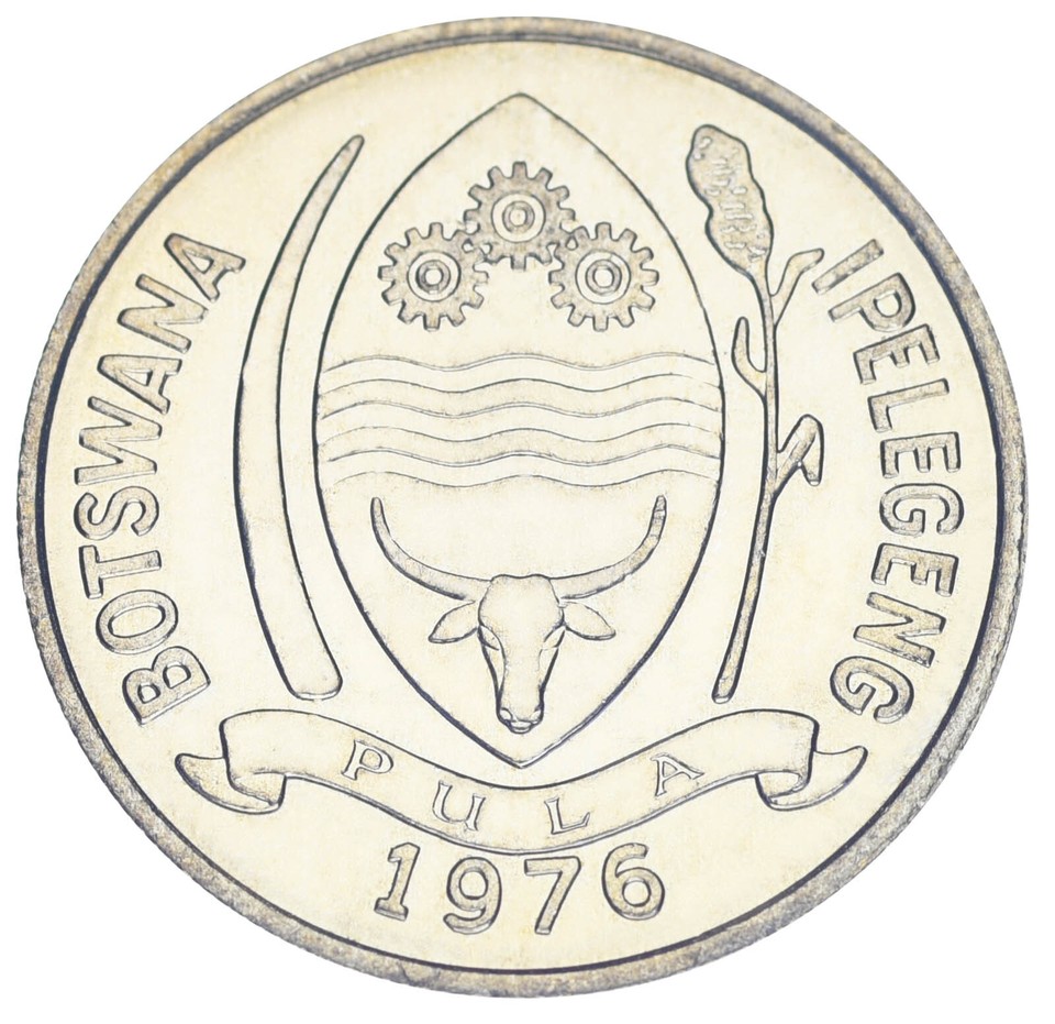 Botswana 10 thebe 1976 UNC Antelope | eBay