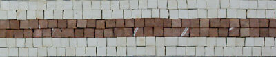 Triple Line Plain Border Continuous Decor Marble Mosaic | eBay