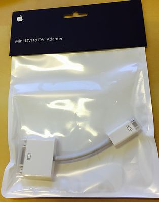 Genuine New Apple Mini-DVI to DVI Adapter In Original Packaging | eBay