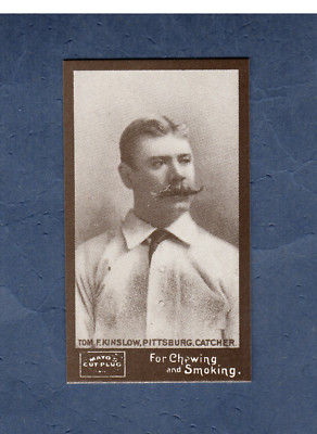 1895 Mayo Cut Plug N300: TOM KINSLOW, Pittsburgh Pirates | Reprint 1986 ...