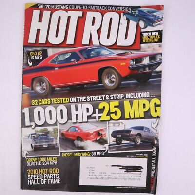 Hot Rod Magazine 32 Cars Tested On The Street & Strip 1000 HP + 25 MPG ...