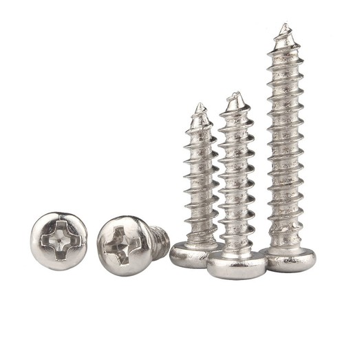 Dome Pan Head Wood Screws Pozi Drive Phillips Bolt Chipboard Nickel ...