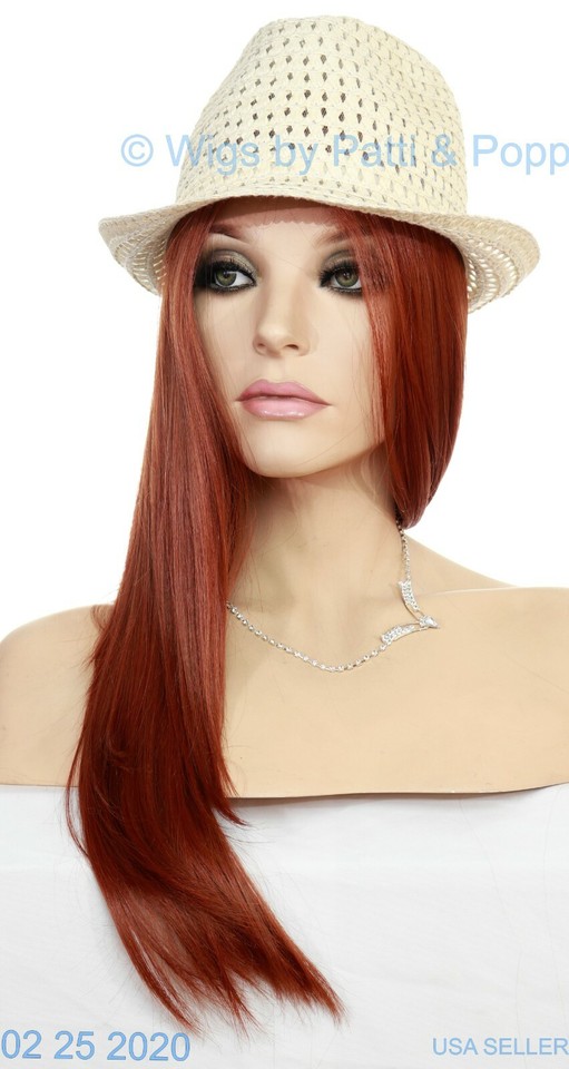 LONG STRAIGHT LACE FRONT WIG | COLOR 130 RED/BROWN | HOT LONG STYLE 140 ...