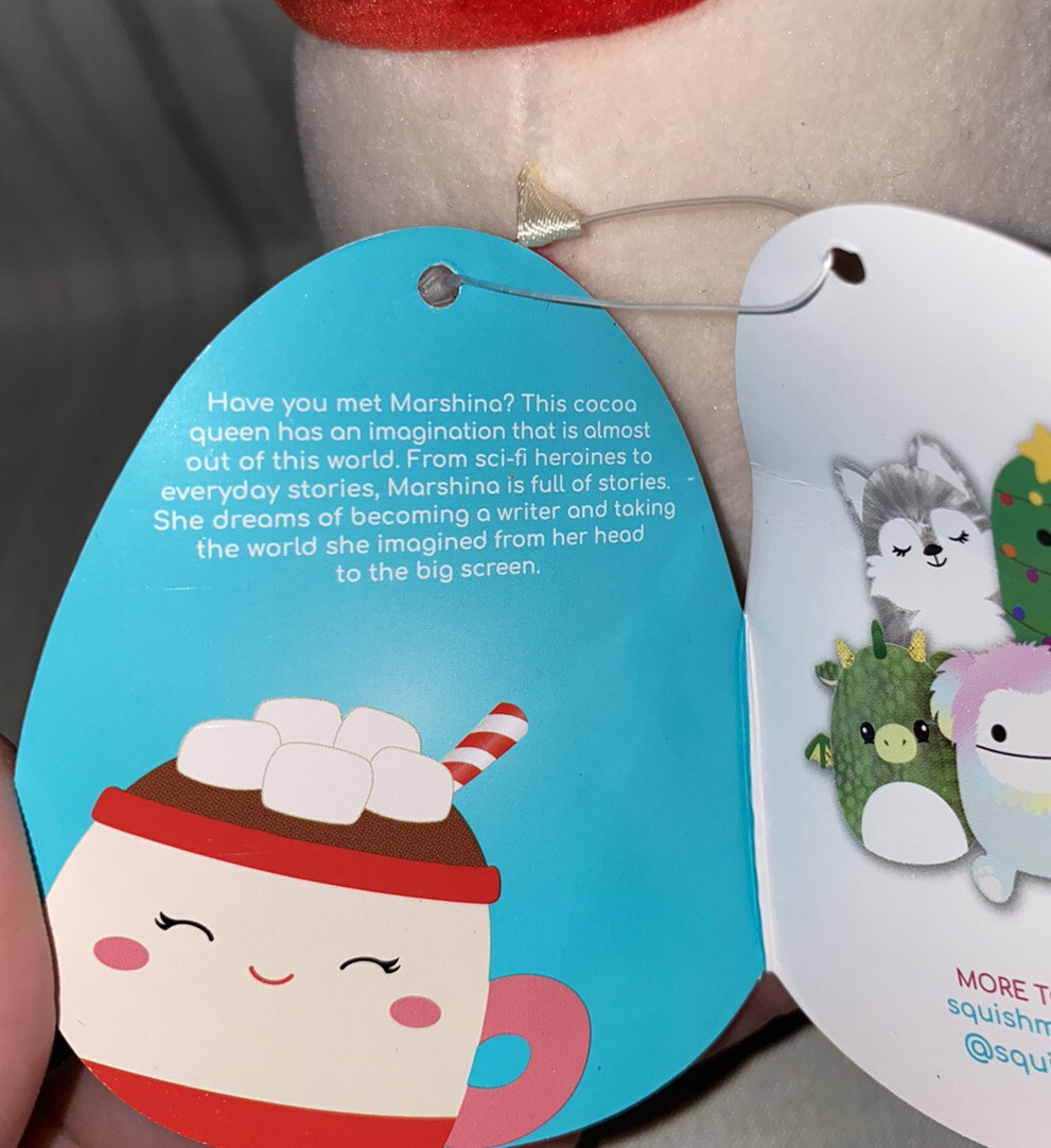 Squishmallow 5" Marshina Hot Chocolate Marshmallow Soft Plush BNWT Free ...