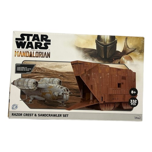 Star Wars Mandalorian 3D Puzzle – Razor Crest and Sandcrawler *New OPEN ...