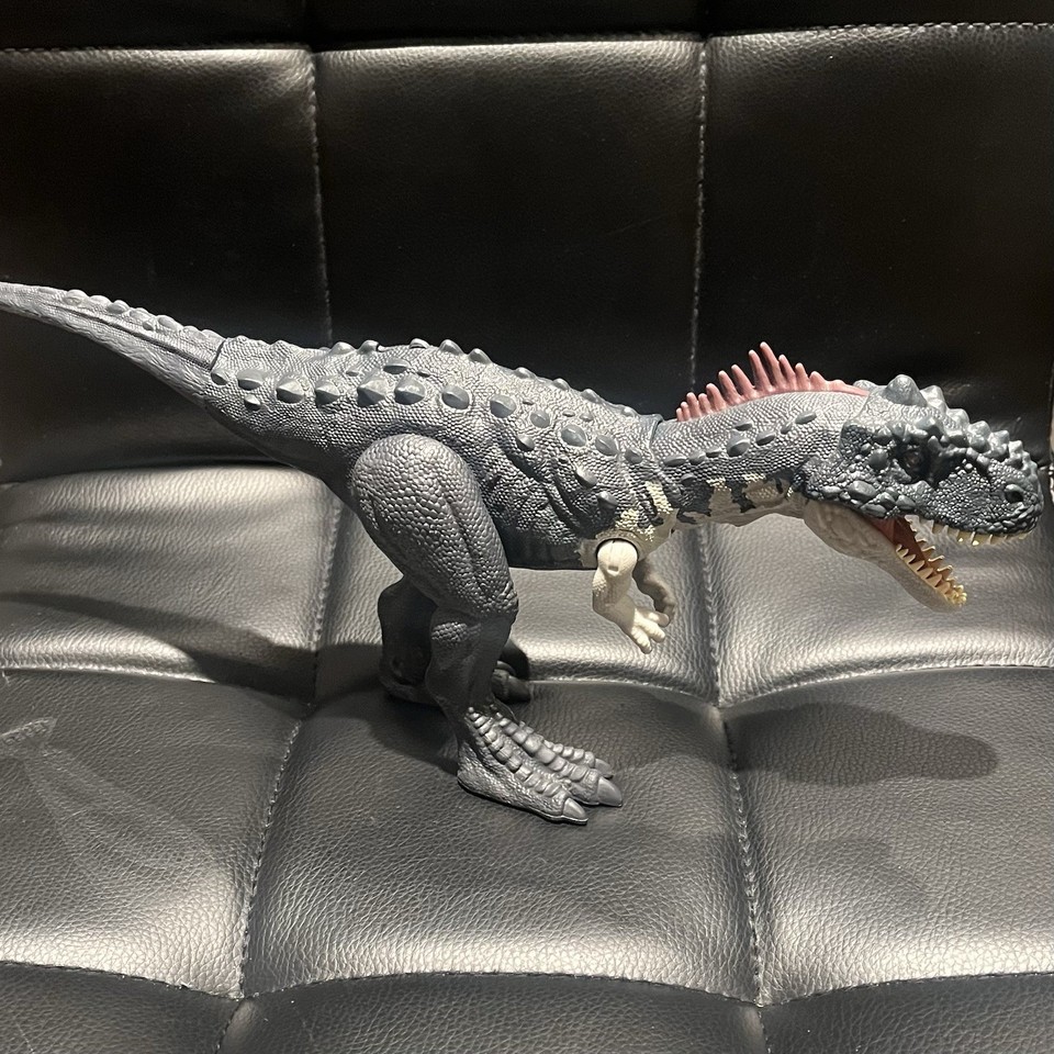 Jurassic World Dominion RAJASAURUS Dinosaur Roar Strikers Mattel Action ...