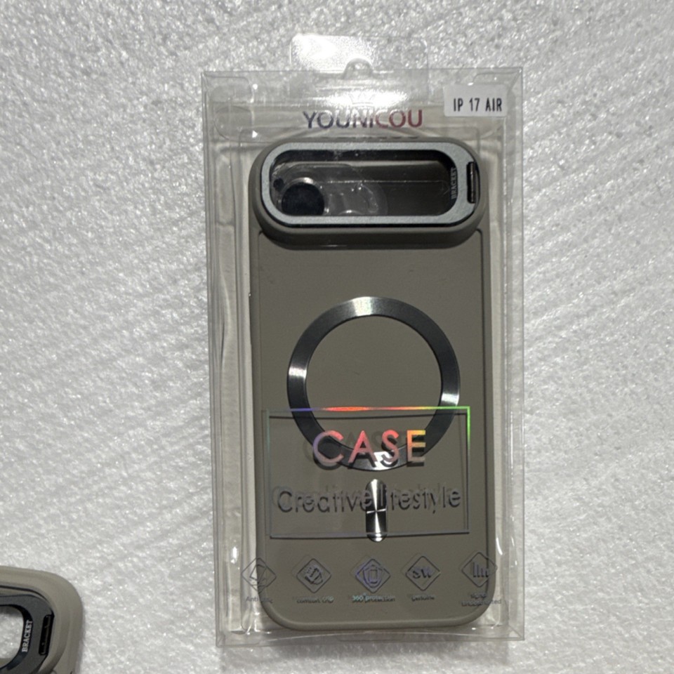 YOUMICOU Magnetic Kickstand Matte Case for iPhone 17 Air, Gray | eBay