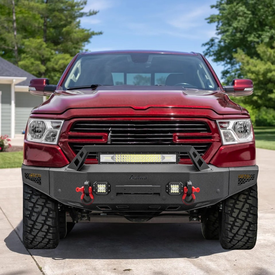 Front/Rear Bumper For 2019-2023 Dodge RAM 1500 Rebel With Winch Plate ...